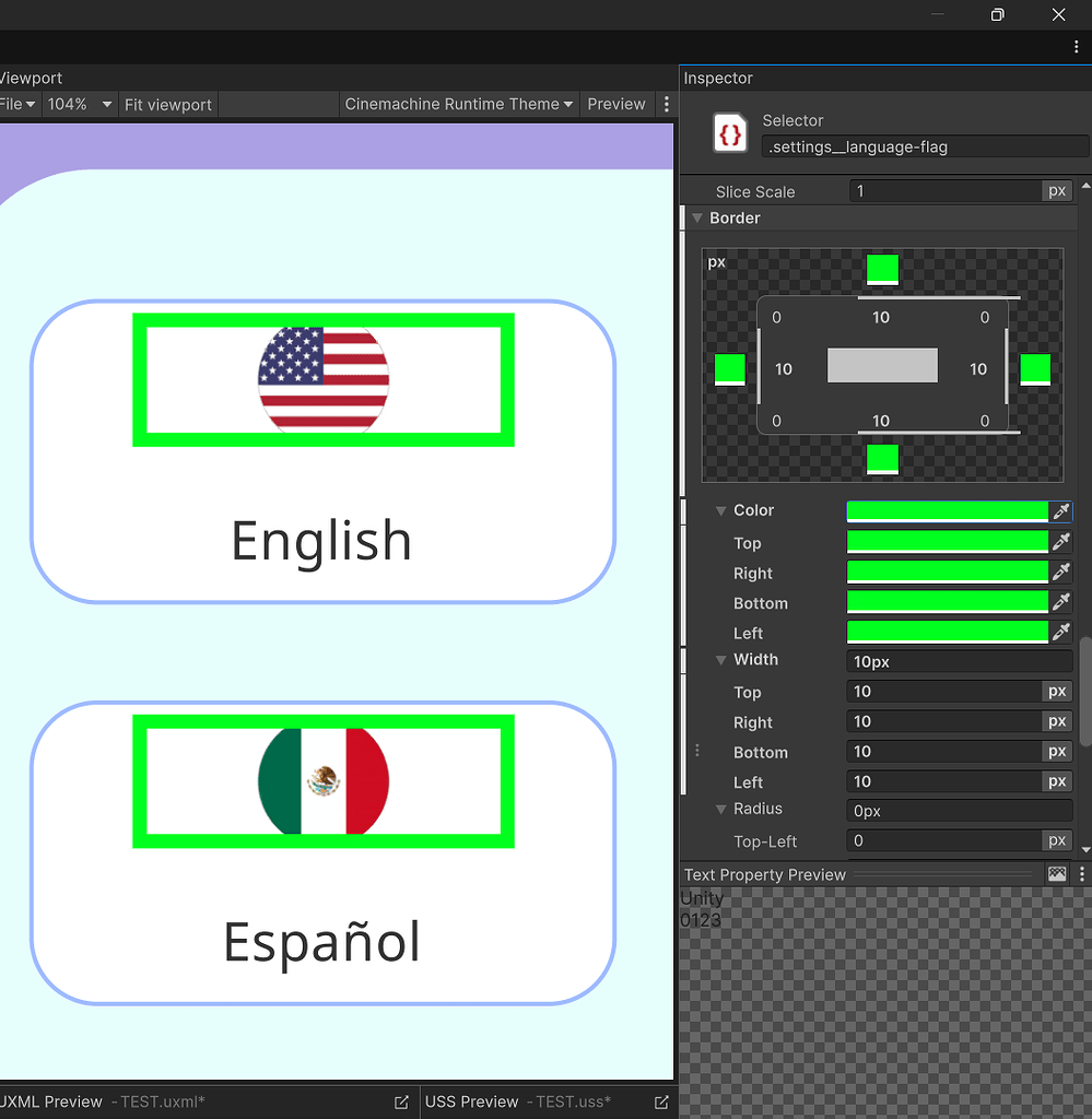 Apply borders to a transparent image (UI Builder / Toolkit) - Unity Engine - Unity Discussions