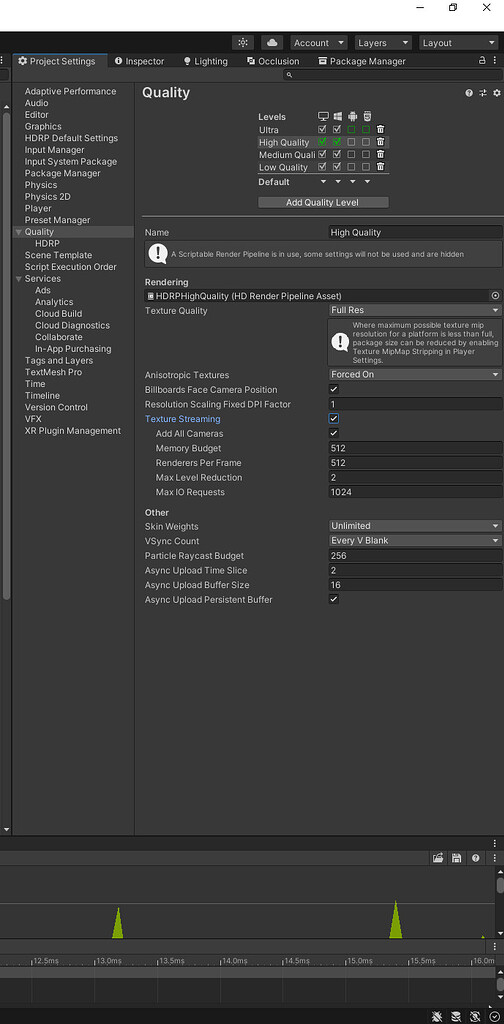Where do I find shadow quality settings in Unity 2020.3? - Unity Engine ...