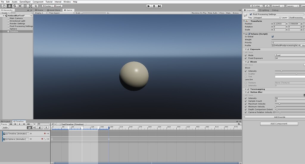 Motion Blur Post Effect in HDRP not working - Unity Engine - Unity Discussions