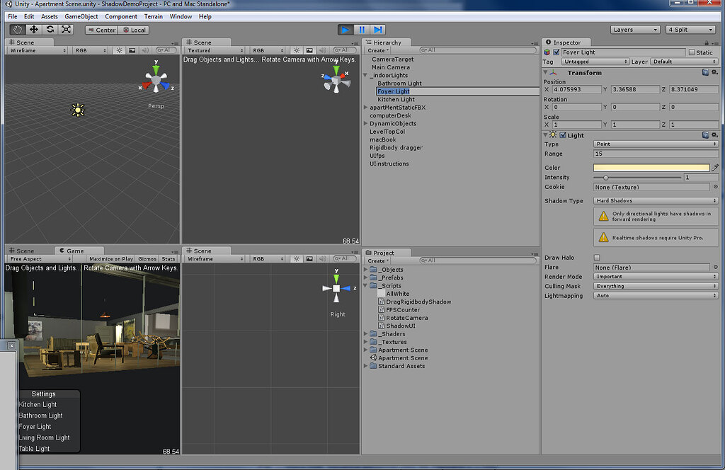 Many sample projects appear to be "broken" in perspective view, but run correctly? - Unity ...