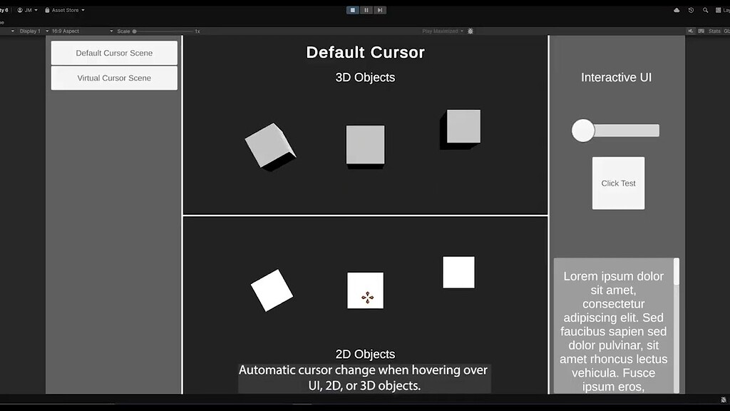 [WIP Asset] Dynamic Cursor with Animation Support - Community Showcases - Unity Discussions
