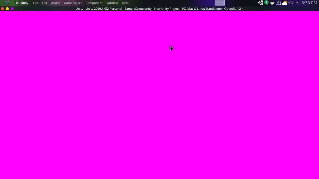 Linux Editor Pink Screen problem - Unity Engine - Unity Discussions