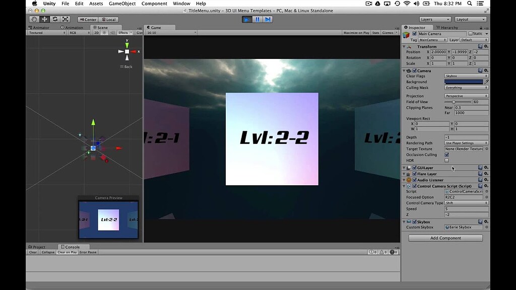 3D UI MENU ASSET BETA - Community Showcases - Unity Discussions