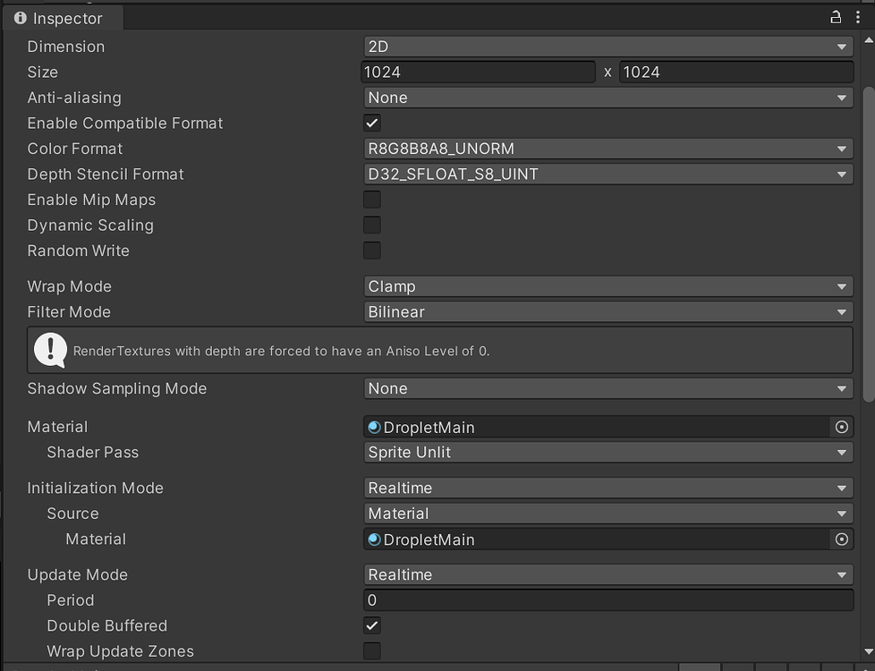 Strange behaviour of custom render texture: alpha is not cleared when updated but keeps ...
