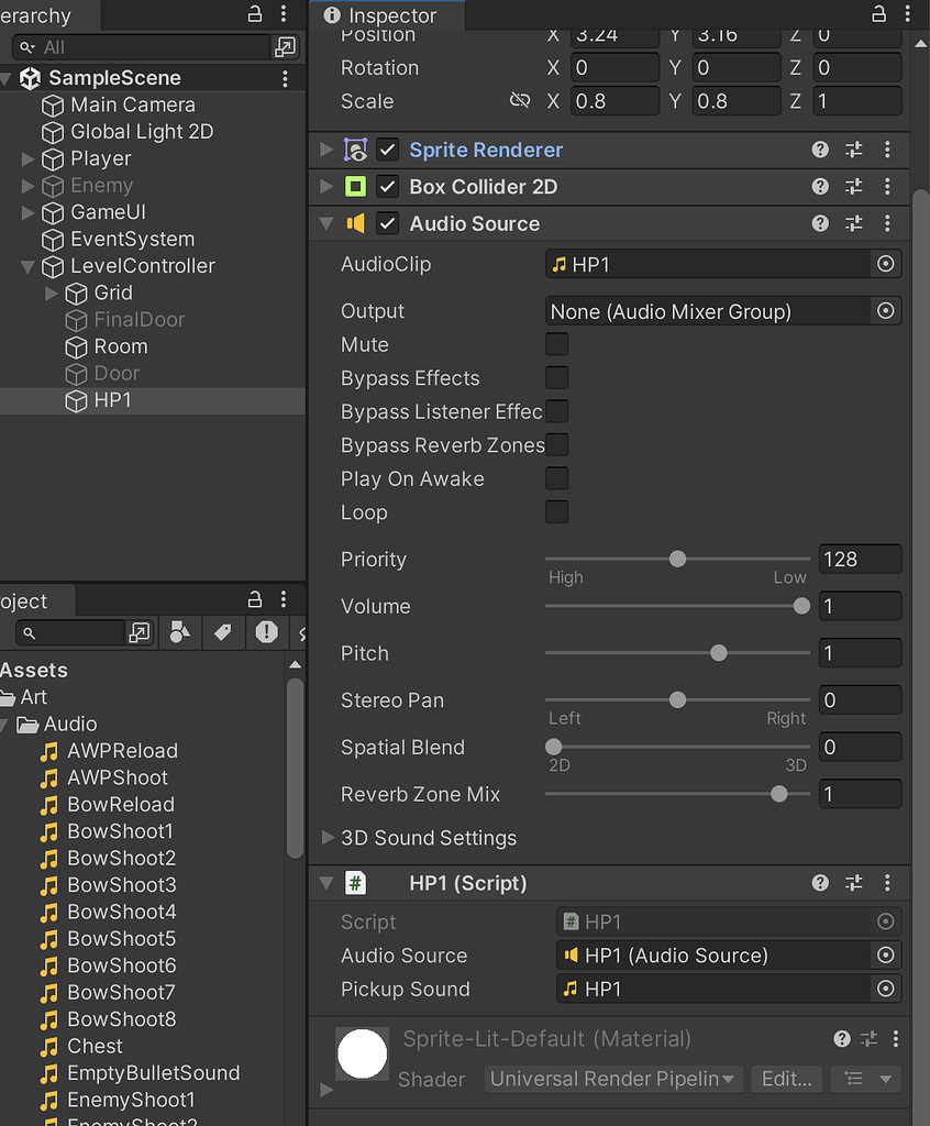Audio sound doesn't play, I need help! - Unity Engine - Unity Discussions