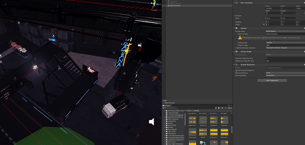 World canvas Button not clickable with raycasting - Unity Engine - Unity Discussions