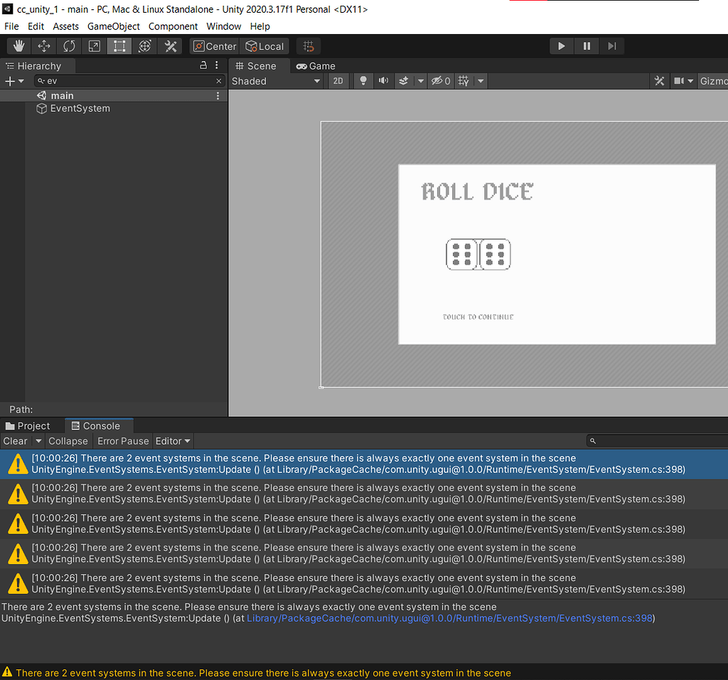 Event System hiding somewhere - Unity Engine - Unity Discussions