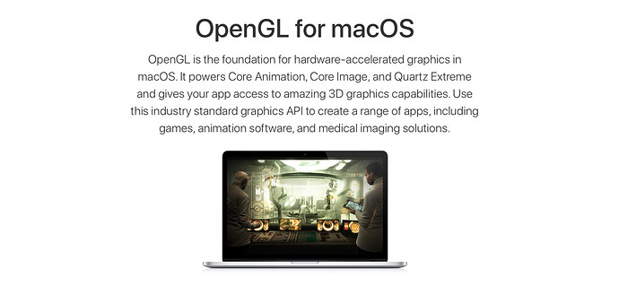 Apple Deprecate OpenGL in next iOS and Mac OS releases - News & General Discussion - Unity ...