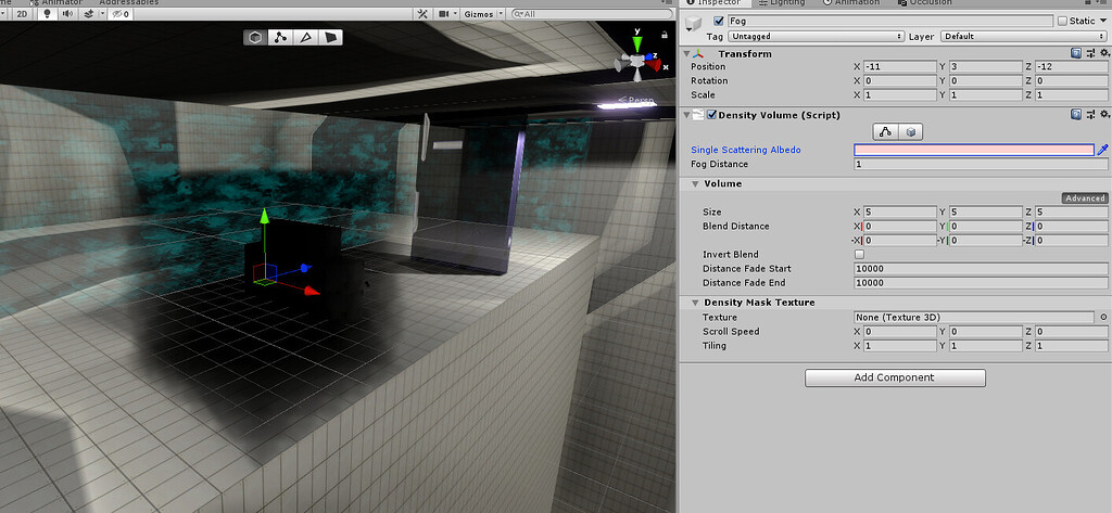 Getting a Density Volume (fog) to look right - Unity Engine - Unity ...