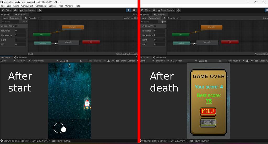 Animation stop after reload scene - Unity Engine - Unity Discussions