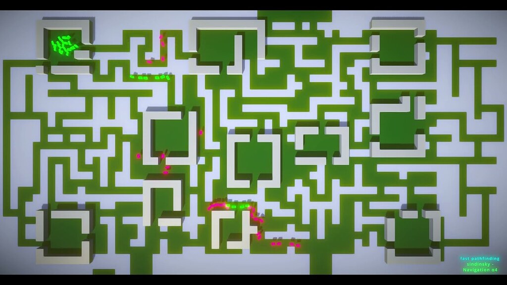 Fast Dynamic Multi-Target Pathfinding - Community Showcases - Unity Discussions