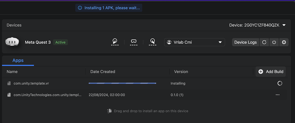 Placing Unity Android build on Meta Quest no longer working - Unity Engine - Unity Discussions