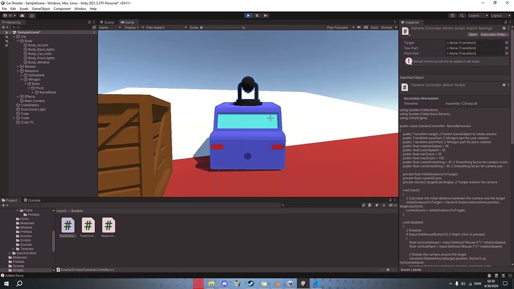Camera Third Person Rotate Around Gets Rolled When Player Moves On A Slope Unity Engine 2752