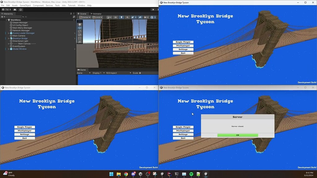 Network disconnection + reconnection when host is alone vs multiple ...