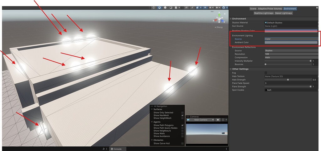 Weird light effect when using probuilder - Unity Engine - Unity Discussions