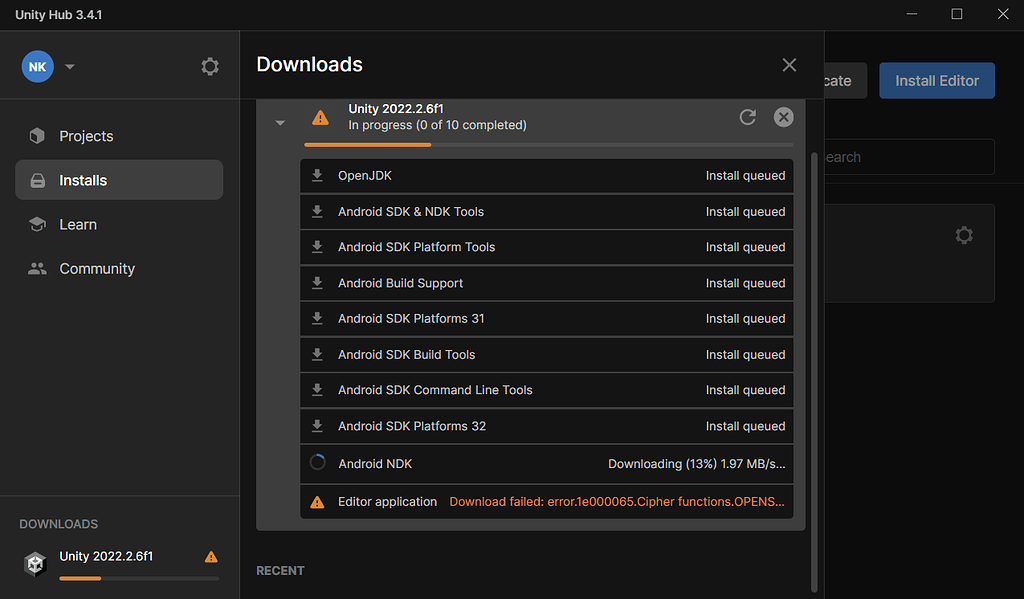 Unity Editor Download Issues on Windows 10 - Getting Started - Unity Discussions
