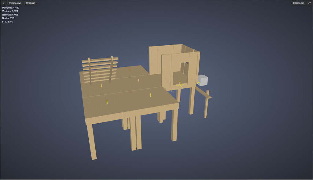 Wanting to know if I am using too many vertices for my base building ...