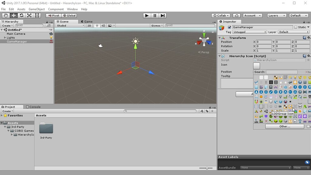 [RELEASED - FREE] Hierarchy Icon - Community Showcases - Unity Discussions