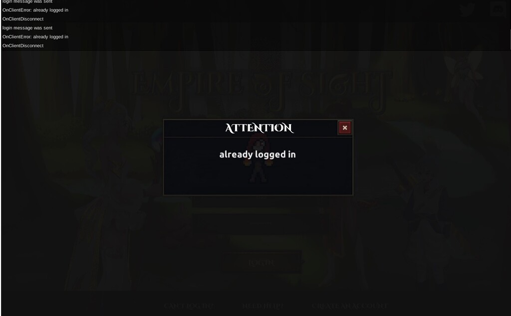 Accounts are staying logged in causing players to be unable to log back ...