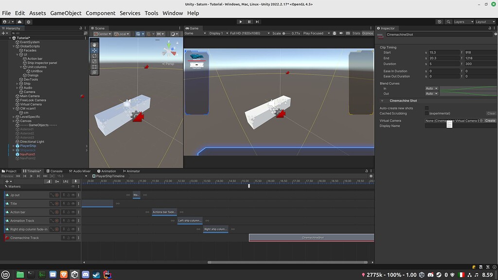 Blending Cutscene Camera with FreeLook Camera in Timeline - Issues with Assigning Virtual Camera ...