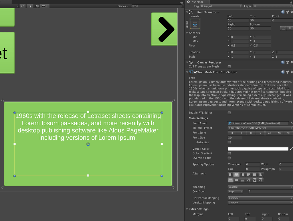Pages Feature with Vertical Alignment - Unity Engine - Unity Discussions