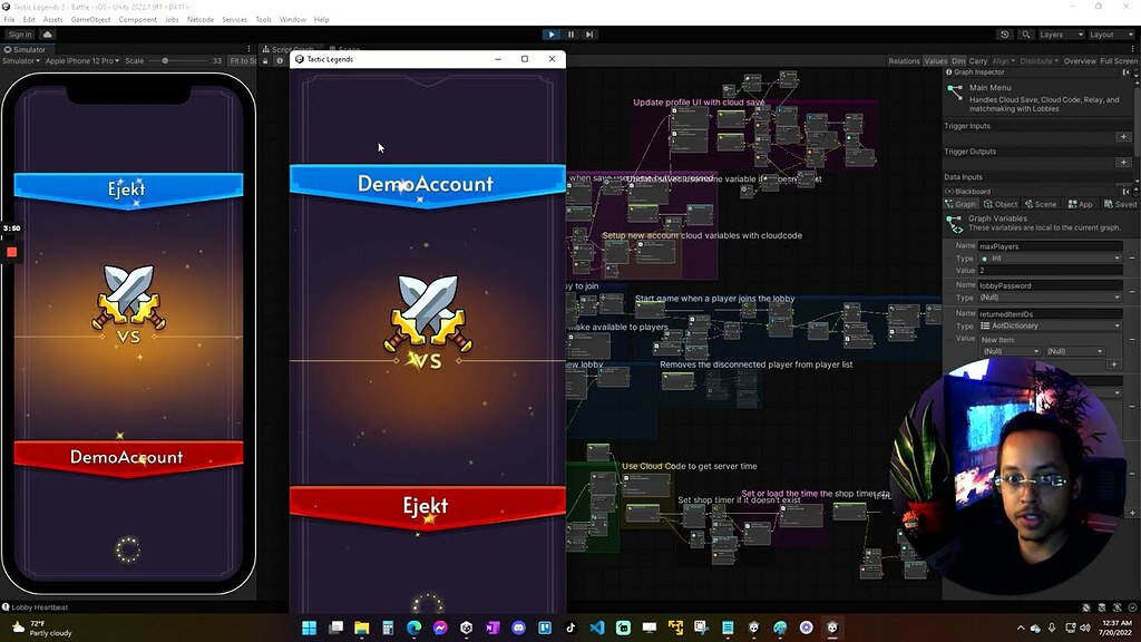 Multiplayer with Visual Scripting - Playfab, Photon, and Unity Game Services - Community ...