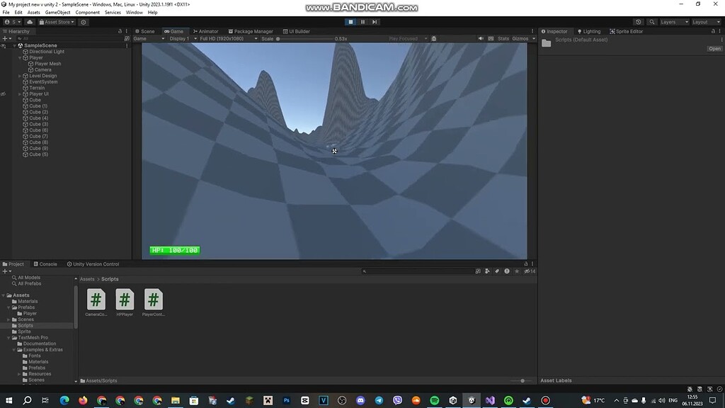 The physics of the player sliding on sloped surfaces - Unity Engine ...