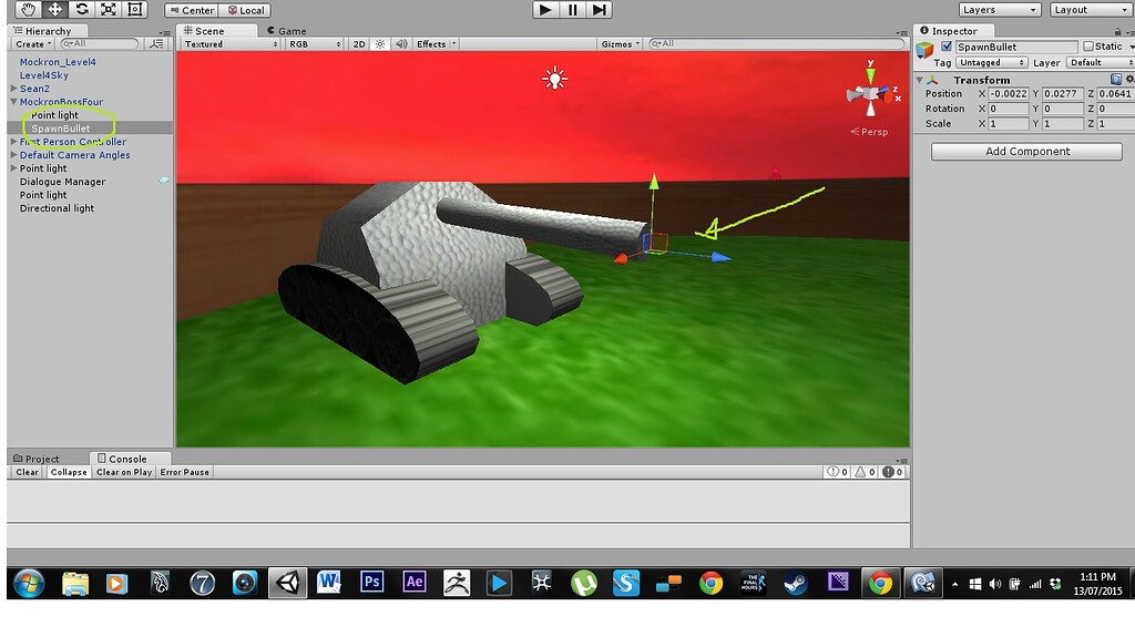 Spawn enemy prefab bullet problem. - Unity Engine - Unity Discussions