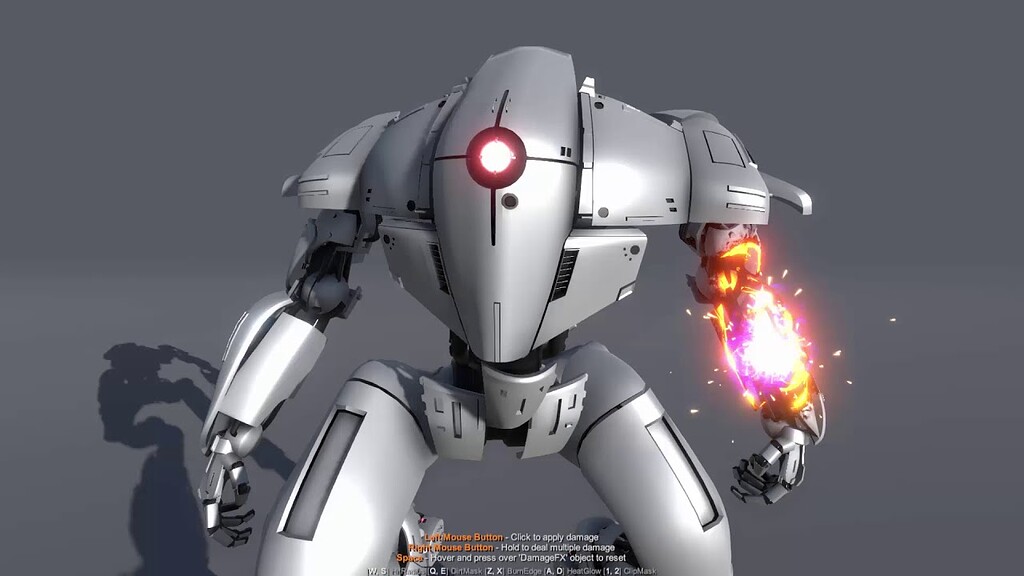 Damage FX - Dynamic destruction PBR Shaders | Amplify Editor support ...