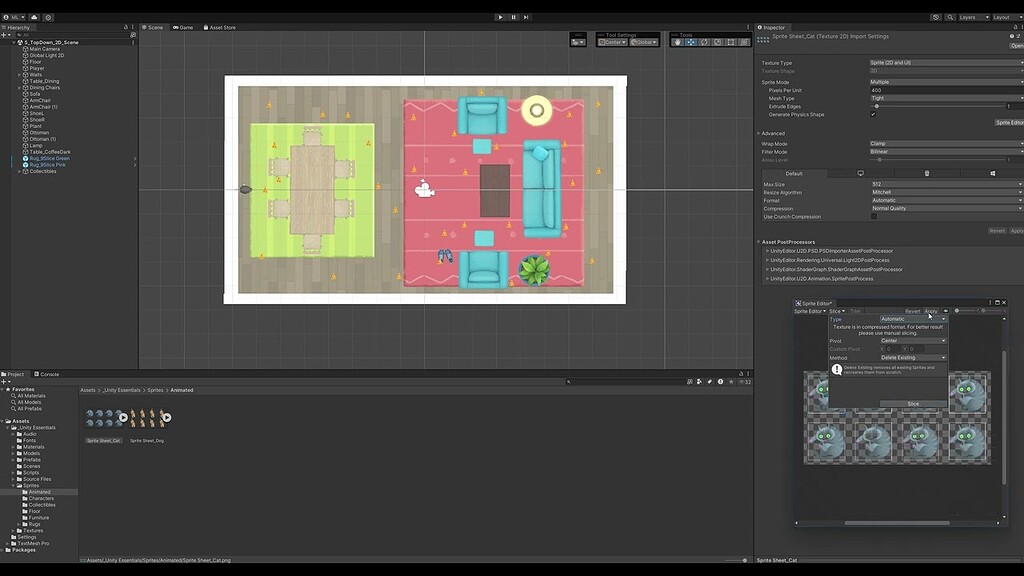 Mission 5, Sprite Slicing Issue - Learn Content - Unity Discussions