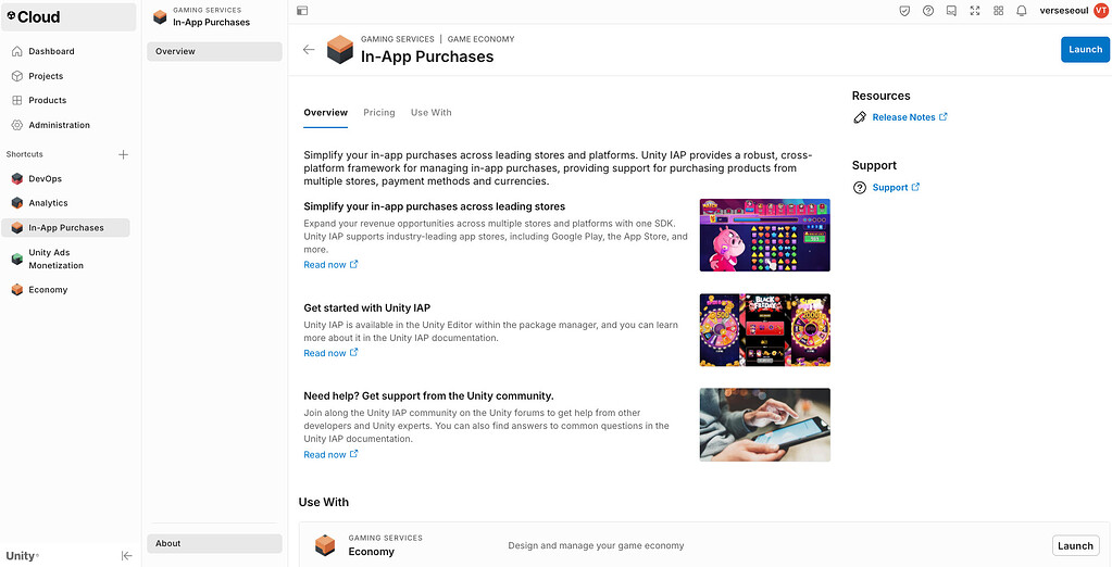 Can't Enable In-App Purchasing in Unity Dashboard Project - Unity Services - Unity Discussions