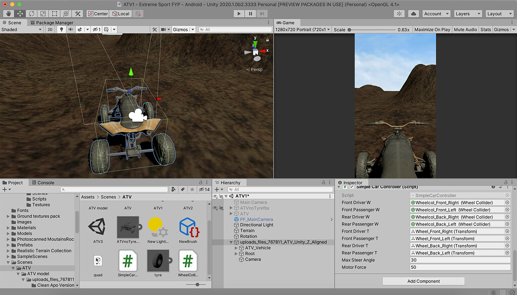 Model Wheel Rotate In a Wrong Way when it's played - Unity Engine - Unity Discussions