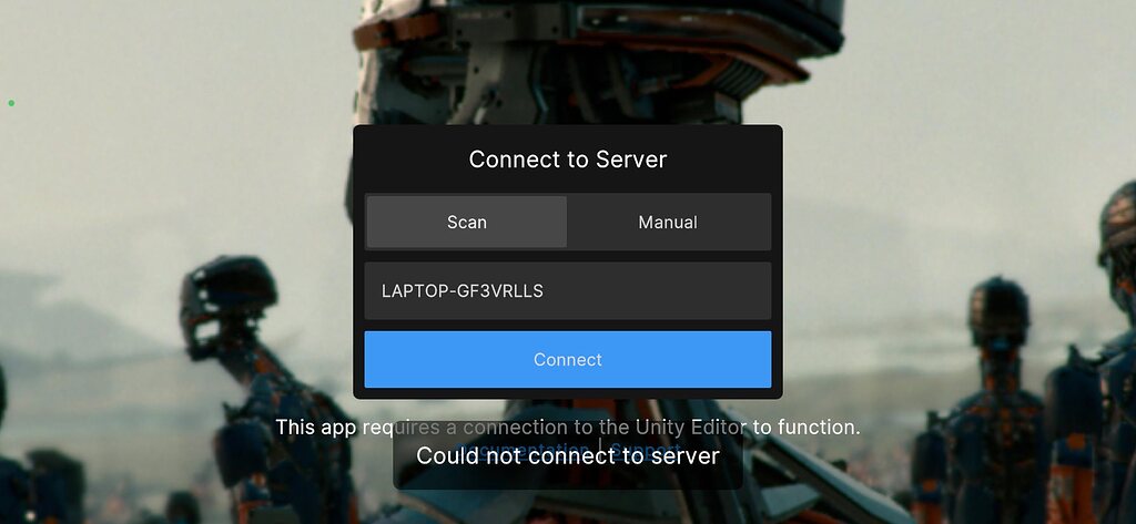 Trouble connecting phone to Live Capture - Unity Engine - Unity Discussions