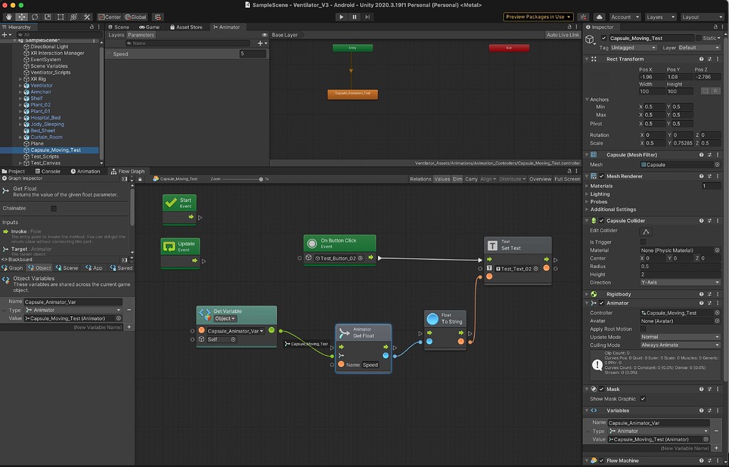 Help with Animator parameters using BOlt - Unity Engine - Unity Discussions