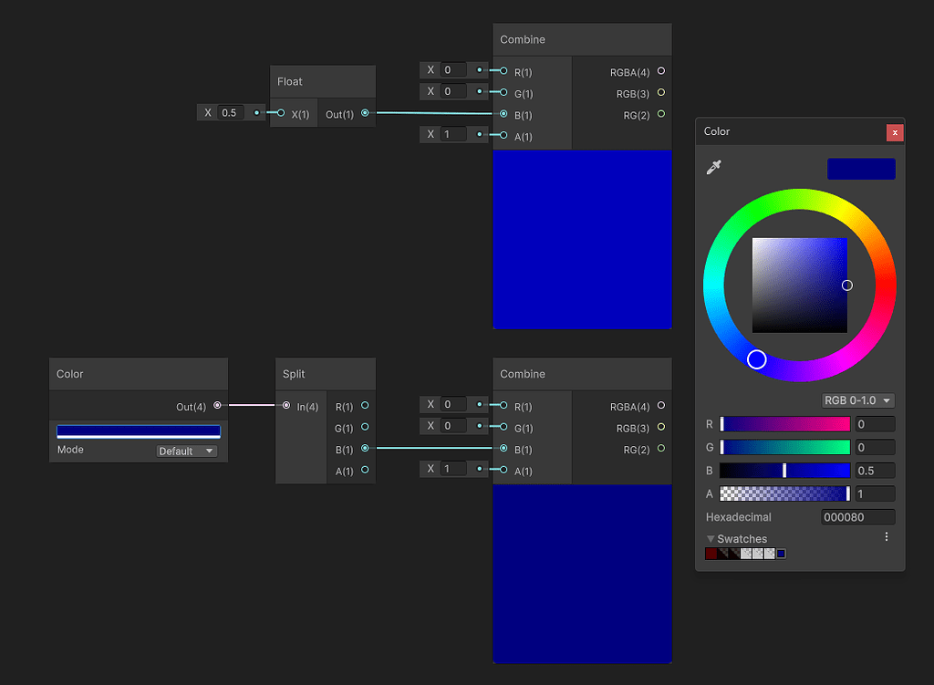 Unexpected colour differences in Shadergraph - Unity Engine - Unity Discussions