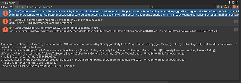 USD dll not allowed in build - Unity Engine - Unity Discussions