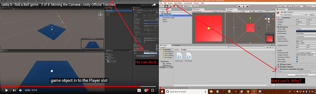 "Roll a Ball game - 3 of 8" error. - Unity Engine - Unity Discussions