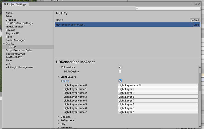 Light layers in HDRP - Unity Engine - Unity Discussions