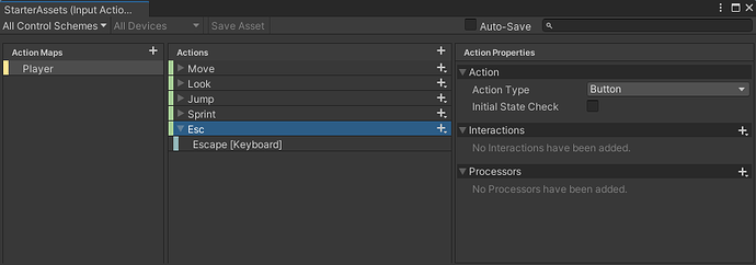 How do I add other inputs/actions when using the Starter Assets First Person Controller? - Unity ...