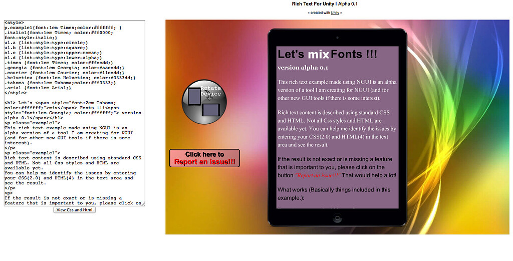 Rich Text Editor for Unity : Alpha 0.1 - Community Showcases - Unity ...