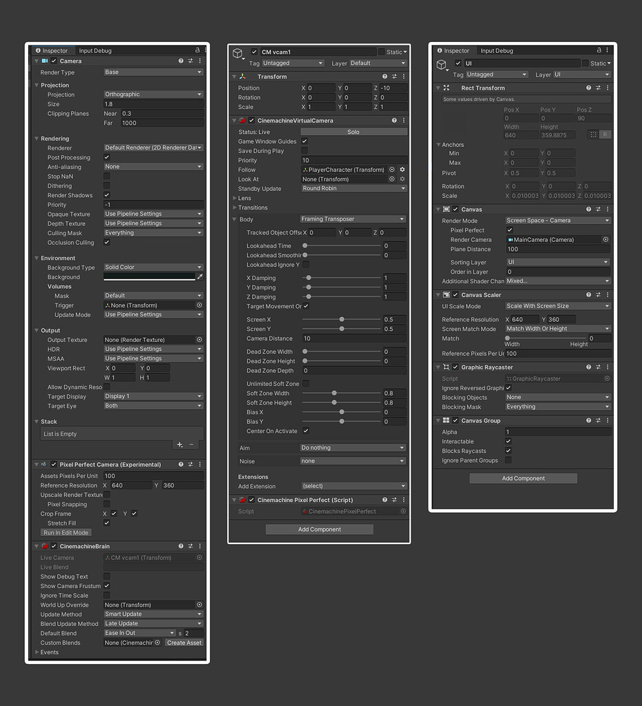 UI Jitters when camera follows the player's character - Unity Engine - Unity Discussions