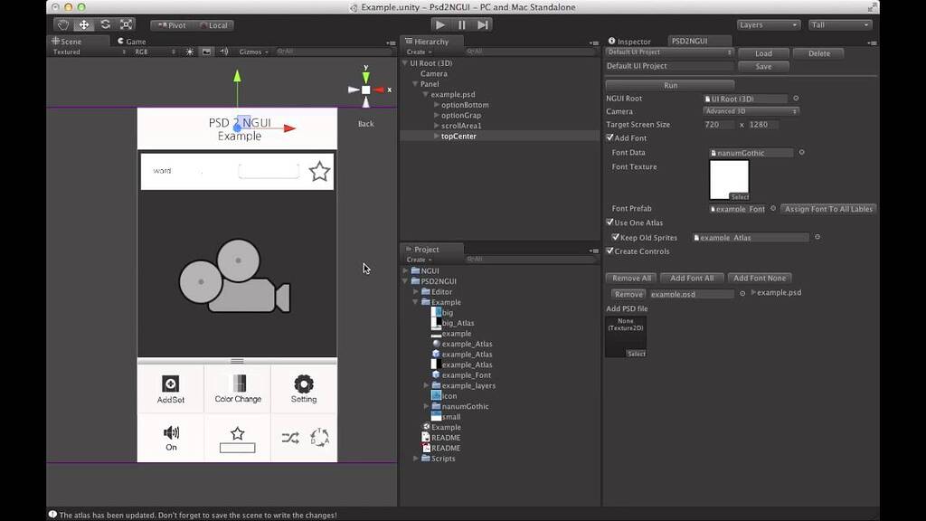 PSD to NGUI automatic tool [Reviewing] - Community Showcases - Unity Discussions