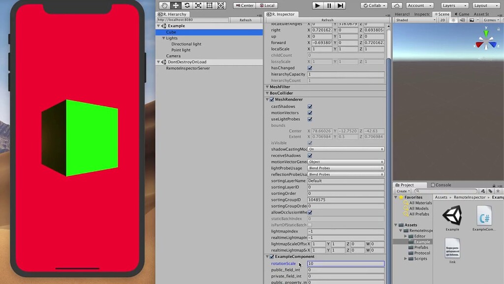 Unity Remote Inspector - 0.9 Beta (Submitted) - Community Showcases - Unity Discussions