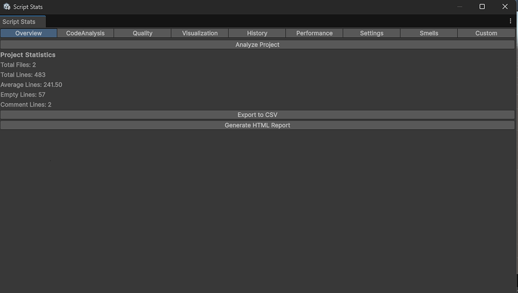 Showcase: Script Stats Tool - Analyze Your Unity Project’s Scripts with Ease! - Community ...