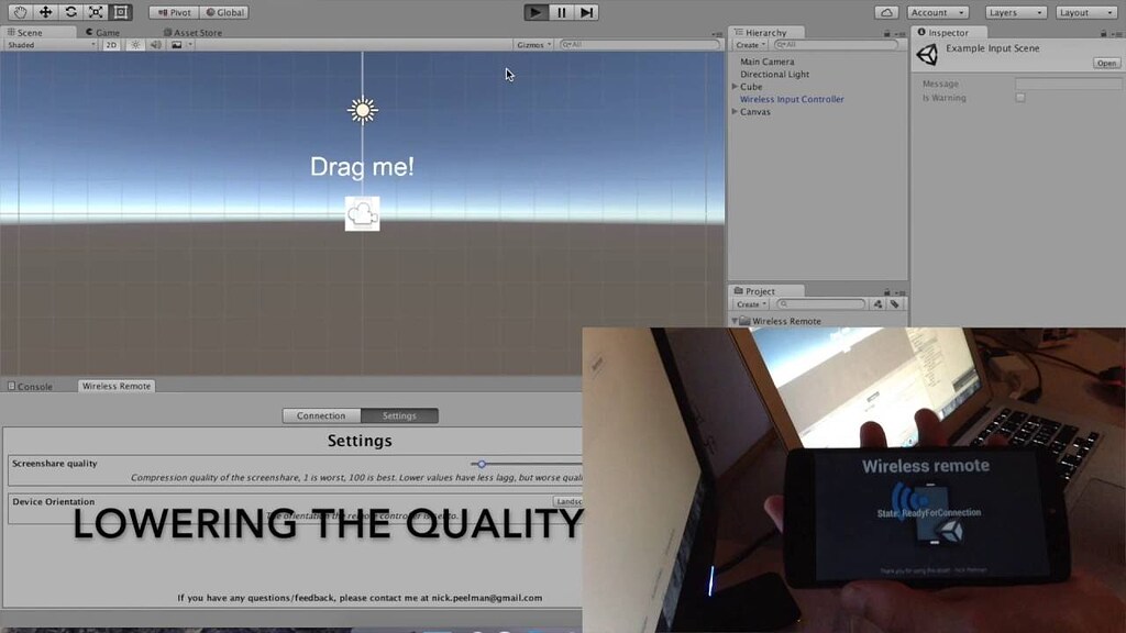 [released] Wireless Remote For Unity 5 - Community Showcases - Unity ...