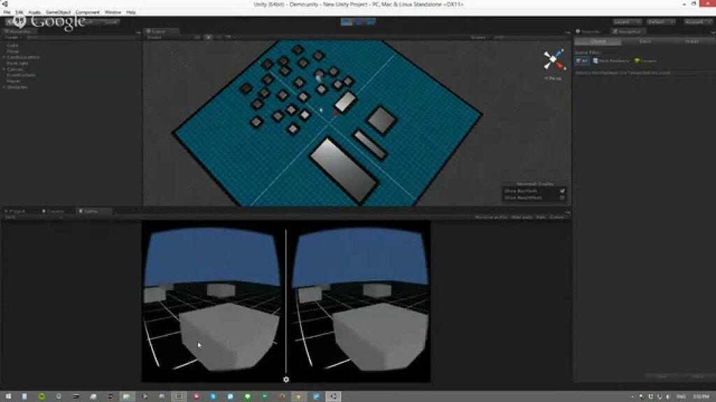 Simple Scripts to Use Unity Navigation with Google Cardboard VR SDK ...