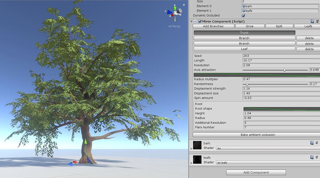 MTree - Tree creation - Community Showcases - Unity Discussions