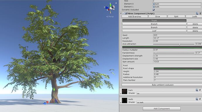 MTree - Tree creation - Community Showcases - Unity Discussions