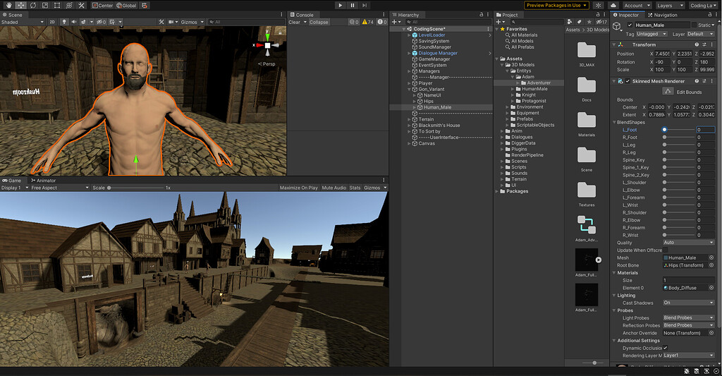 BlendShapes change character skin ? - Unity Engine - Unity Discussions