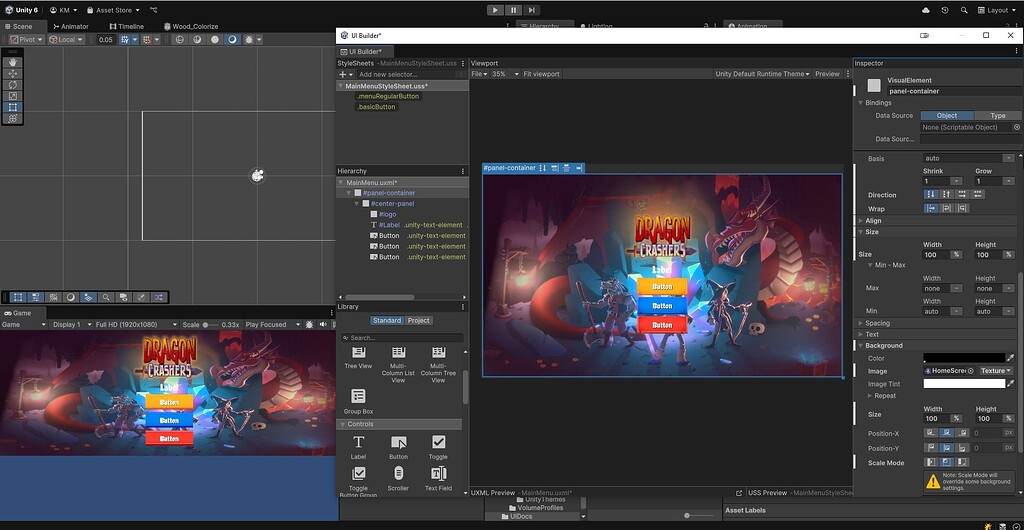 Visual Element size shrinks in Game View - Unity Engine - Unity Discussions